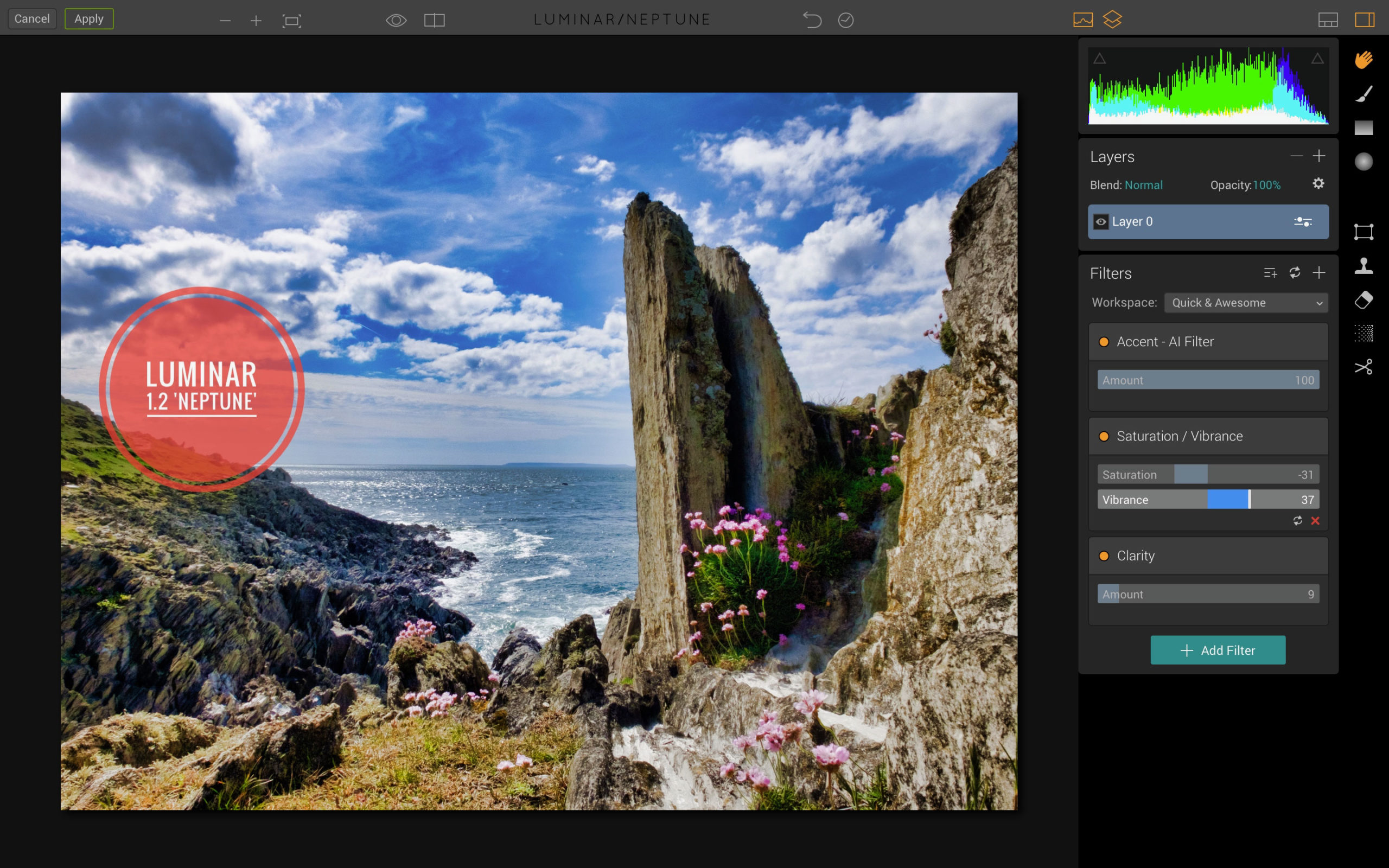 Using the Luminar Quick & Awesome workspace - Life after Photoshop