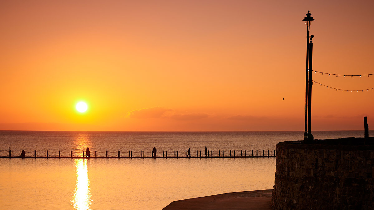 How to enhance a sunset with white balance and graduated filter ...
