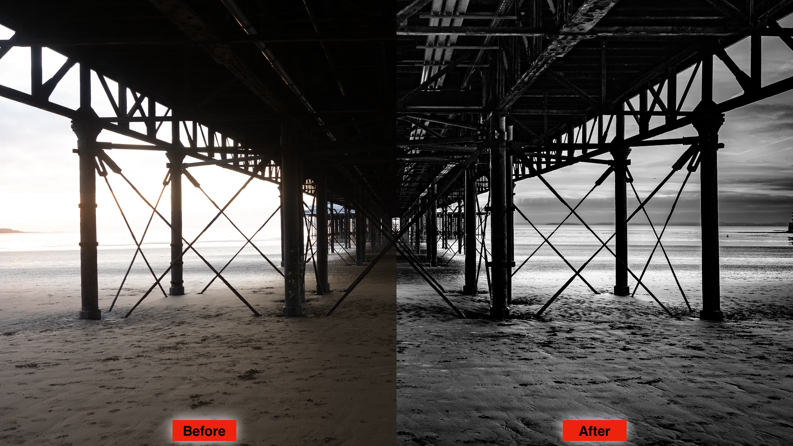How to go from color to moody mono in Lightroom - Life after Photoshop