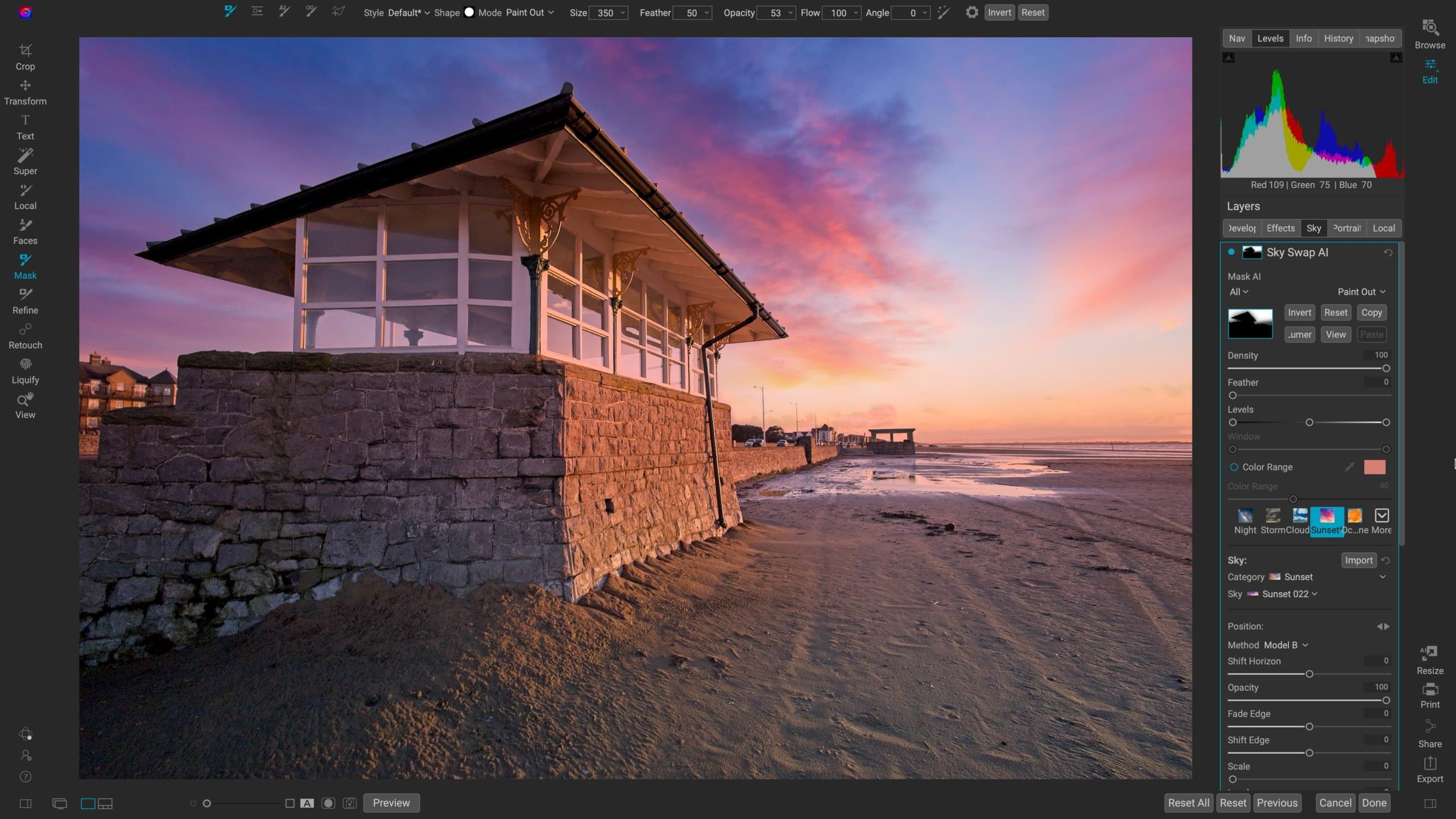 ON1 Photo RAW 2023.1 brings new A and B sky replacement models - Life ...