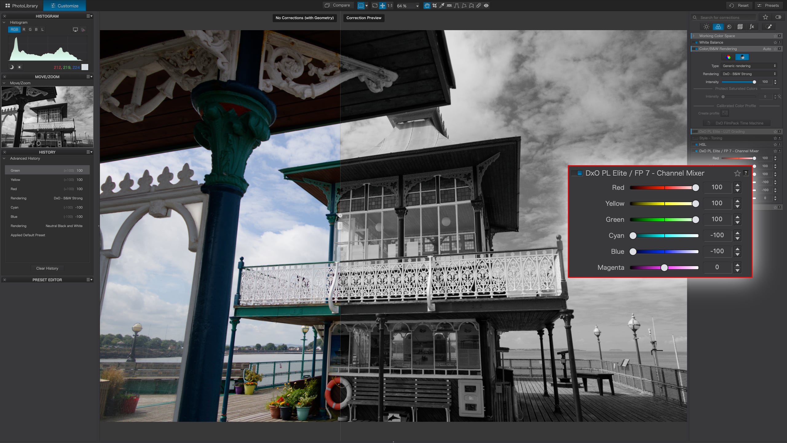 The new DxO PhotoLab channel mixer for black and white - Life after ...